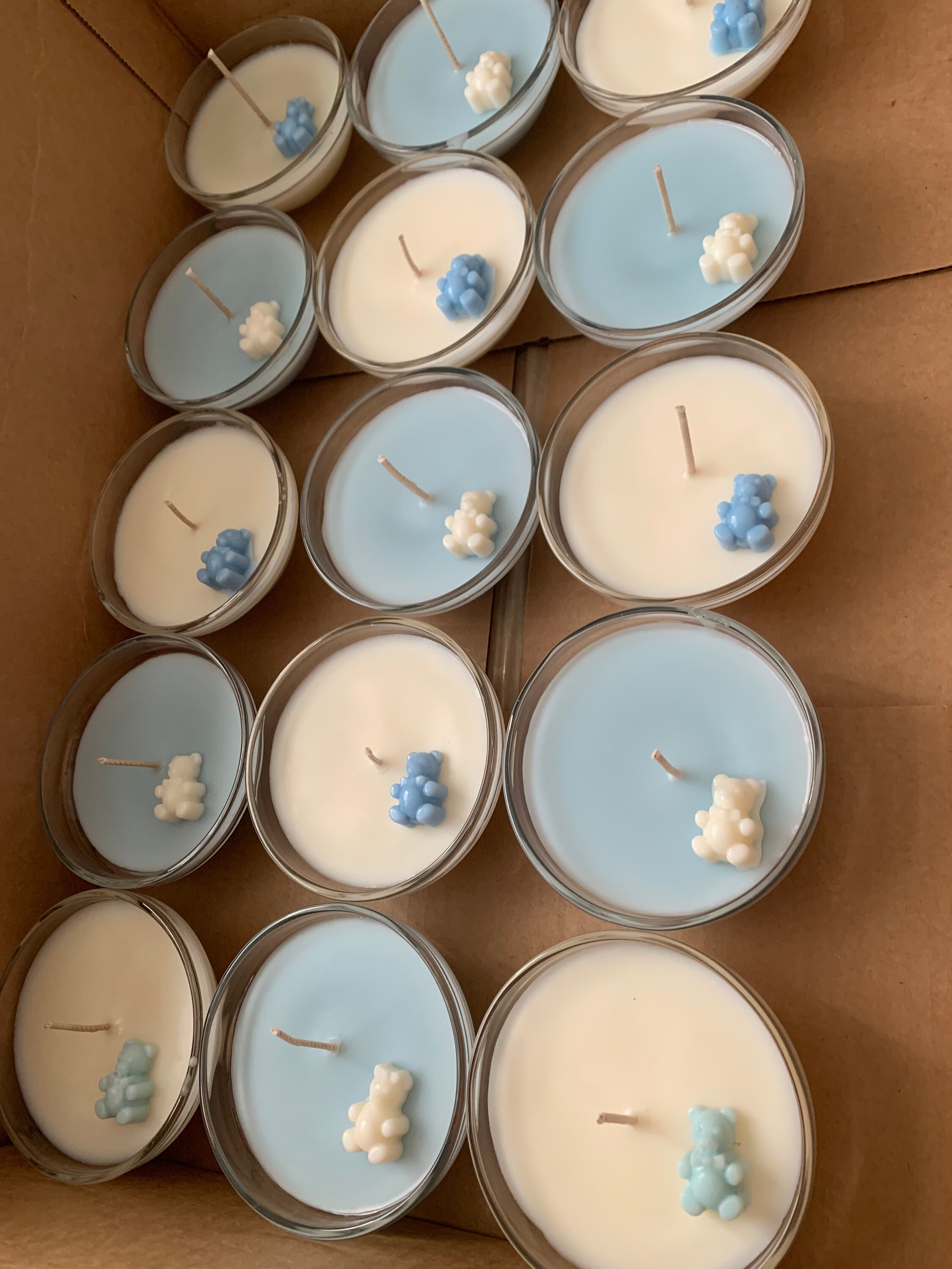 Baby Show Er Candles Gift Favors for Baby Shower and Gender Revealing ...