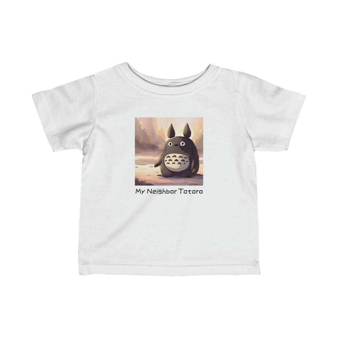Totoro Kid Shirt My Neighbor Totoro Kids Jersey Tee Studio - Etsy