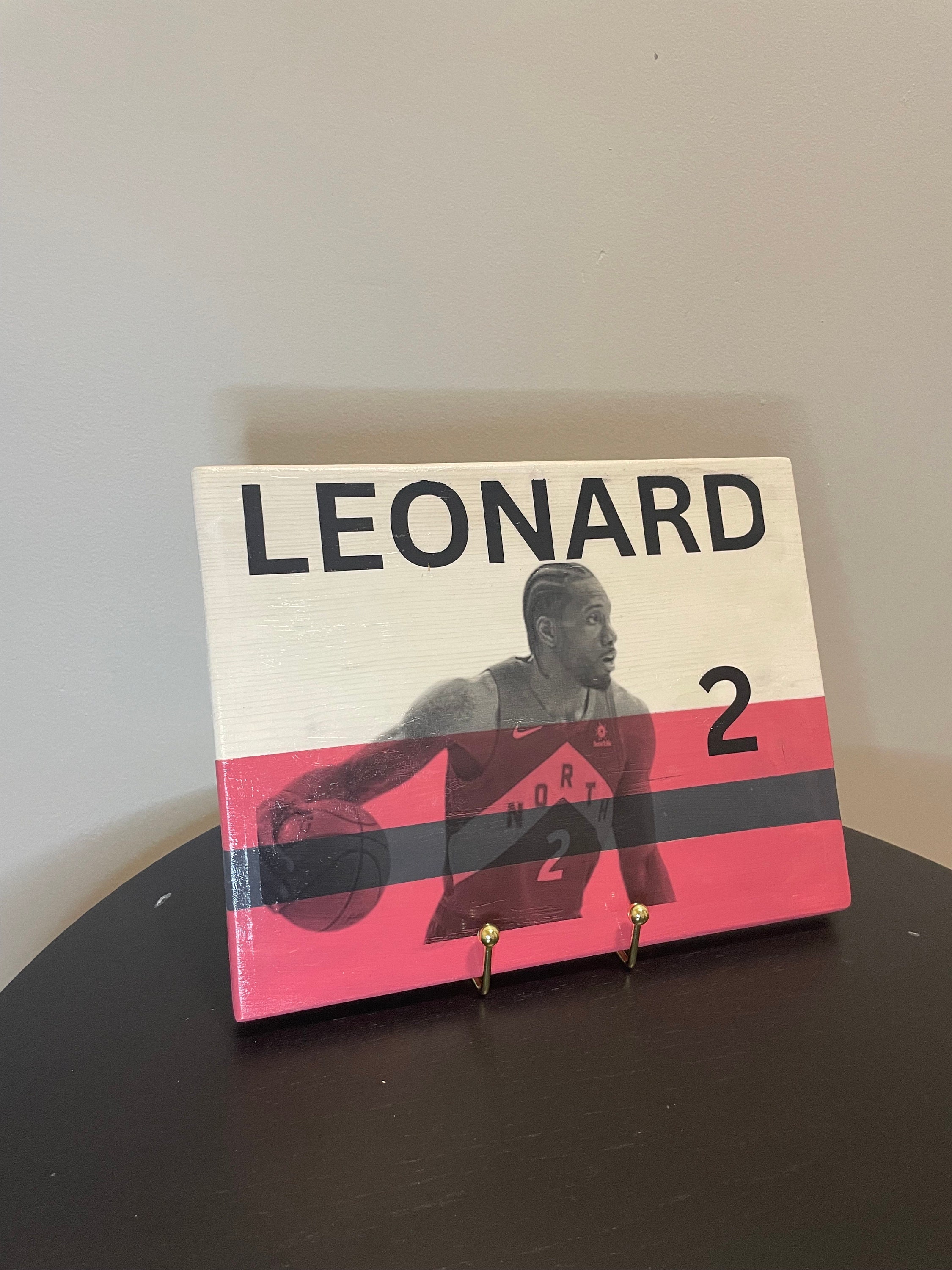 Kawhi Leonard Clippers Toronto Raptors Wood Art Wall Décor NBA ...