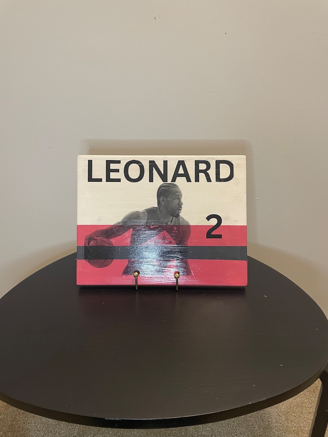 Kawhi Leonard Clippers Toronto Raptors Wood Art Wall Décor NBA ...