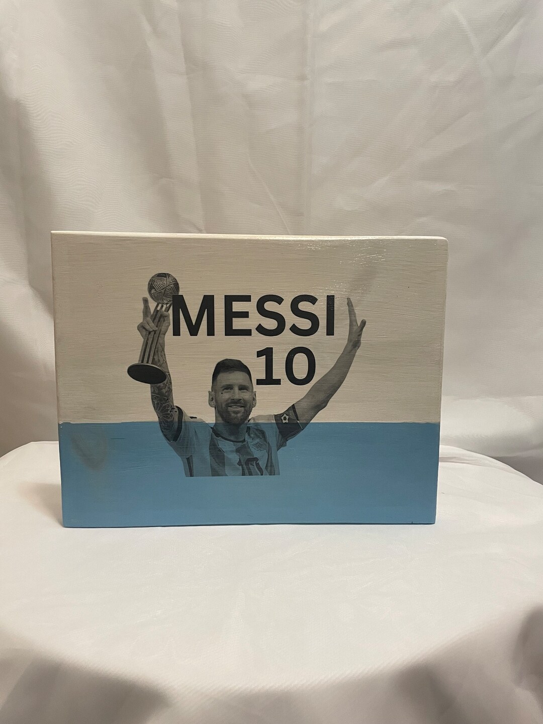 Lionel Messi Wood Art Argentina Football Soccer the Goat Messi Poster ...