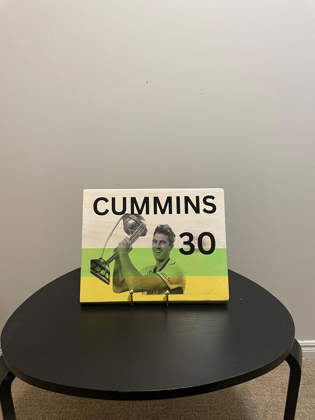 Pat Cummins Cricket Australia Wall Decor World Cup Wood - Etsy