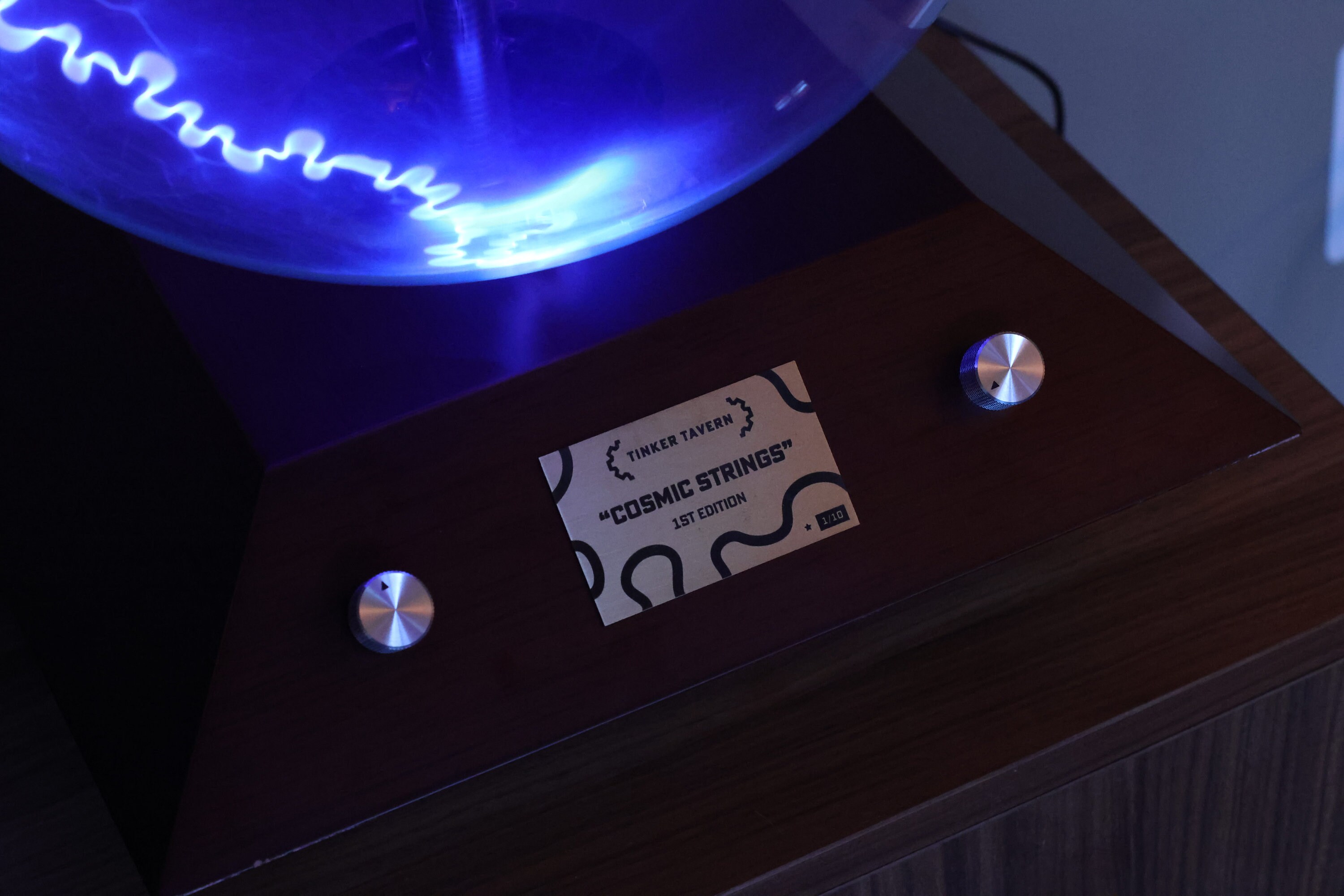 Cosmic Strings, 15-inch Deep Blue Plasma Globe 1st Edition - Etsy