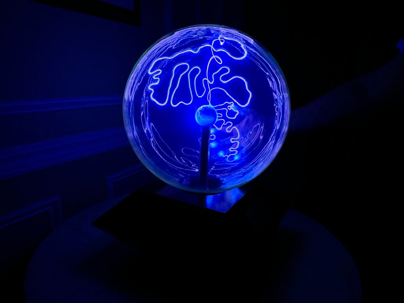 Cosmic Strings, 15-inch Deep Blue Plasma Globe 1st Edition - Etsy
