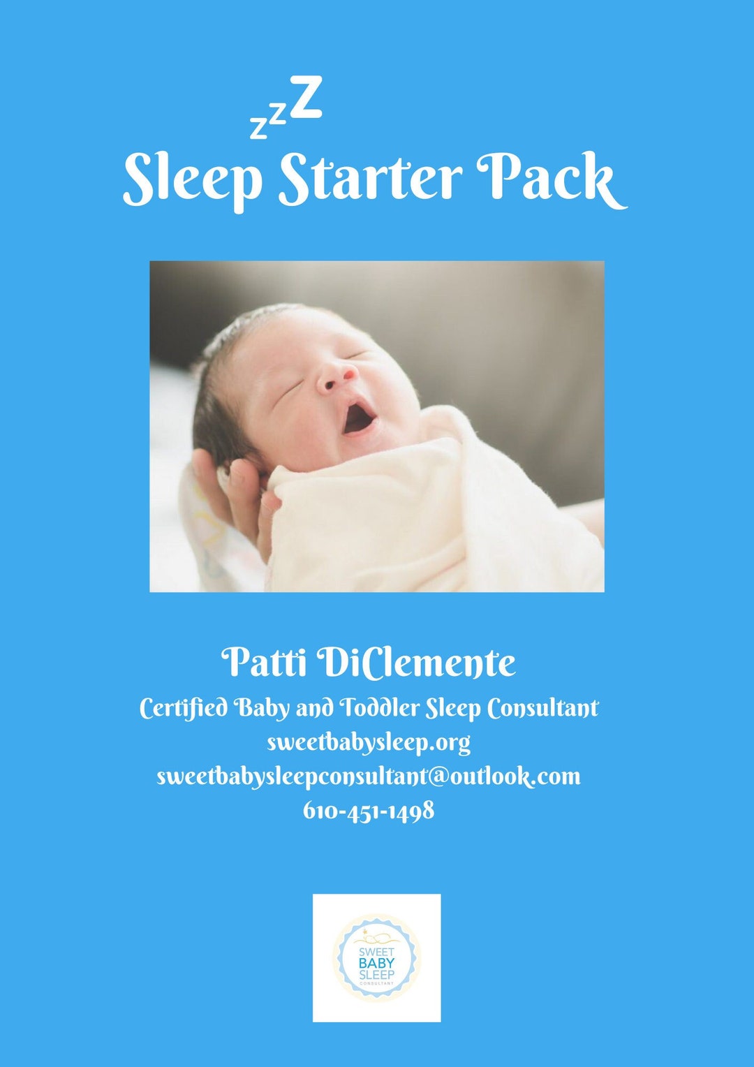 Newborn Starter Sleep Pack for 4-12 Months of Age, Instant Download ...