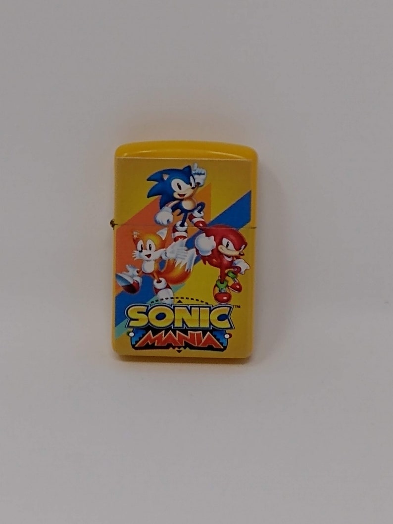 Sonic Mania Sonic the Hedgehog, Tails, Knuckles Stainless Steel Lighter ...