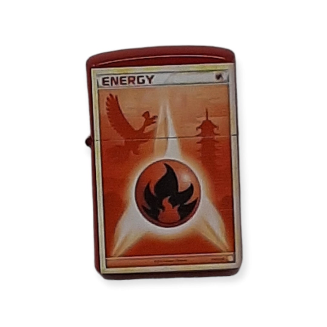 Pokémon Fire Energy Red Lighter - Etsy
