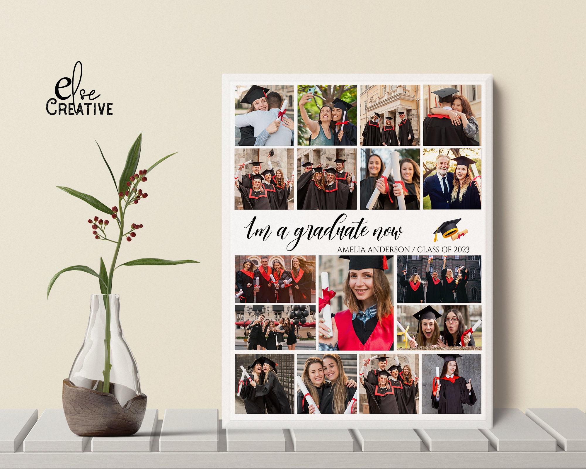 Graduation Photo Collage Frames,custom Collage Canvas,photo Canvas ...