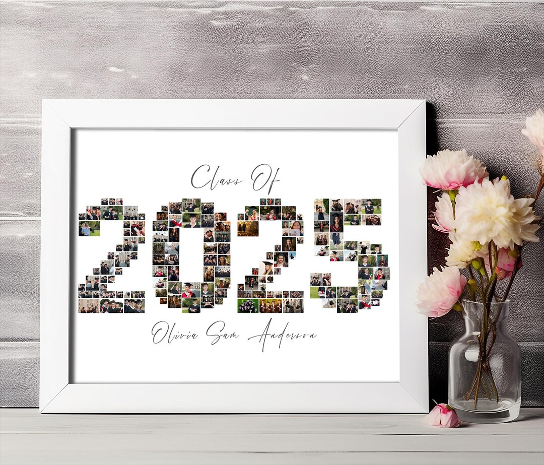 2025 Graduation Photo Collage: Senior Class Gift (digital Download) - Etsy