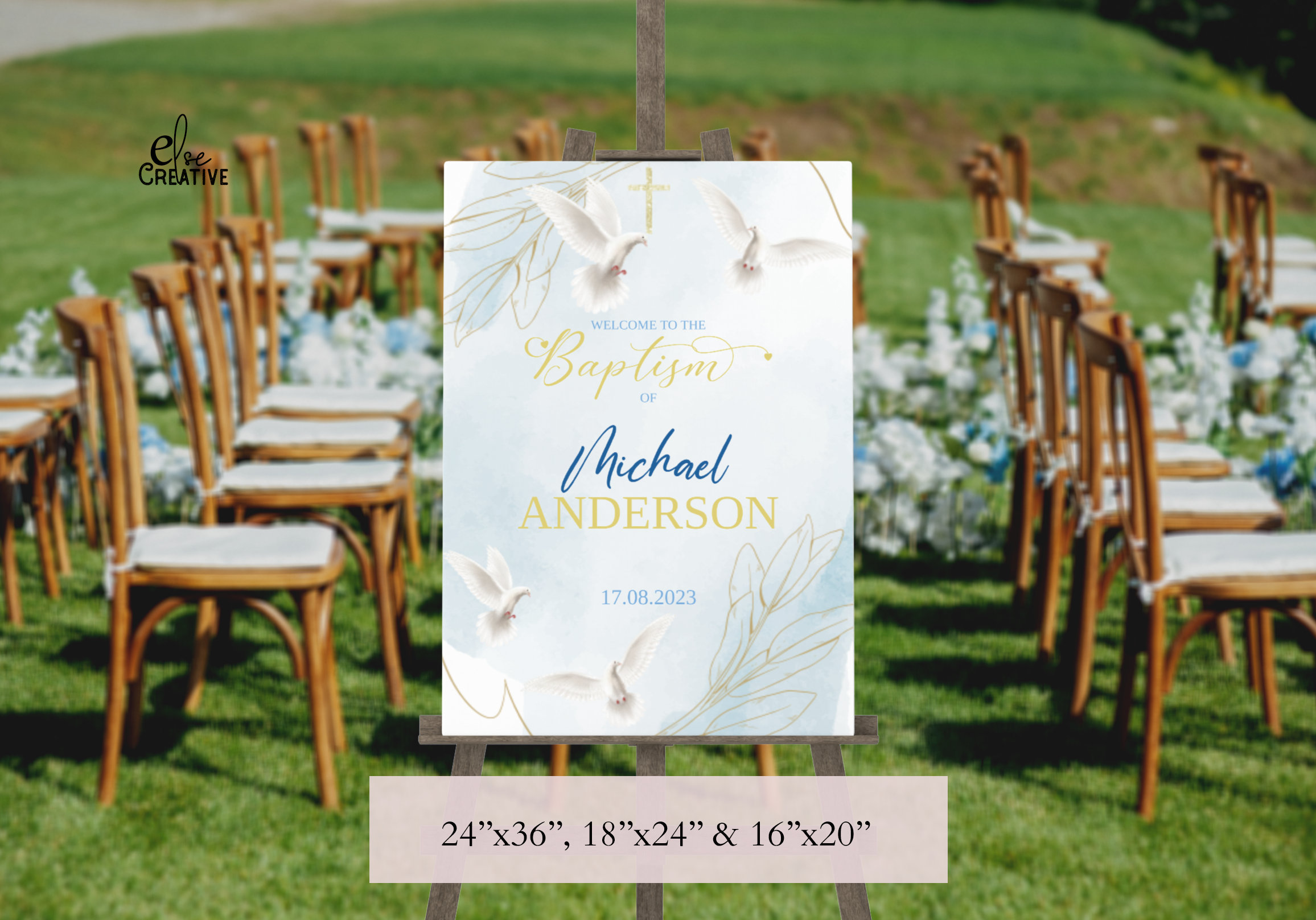 Printable Baptism Welcome Sign,christening Welcome Sign,baptism Cross ...