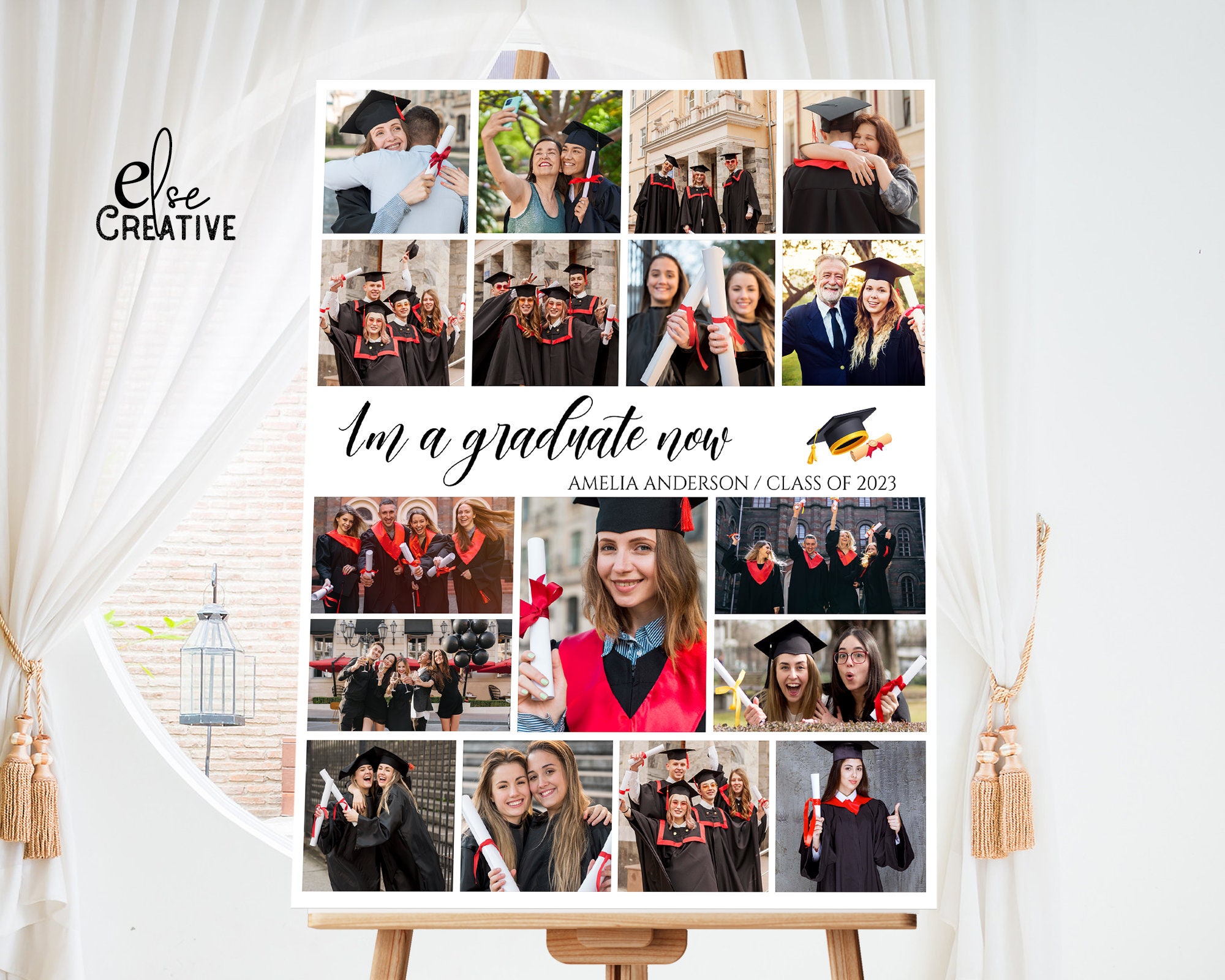 Graduation Photo Collage Frames,custom Collage Canvas,photo Canvas ...