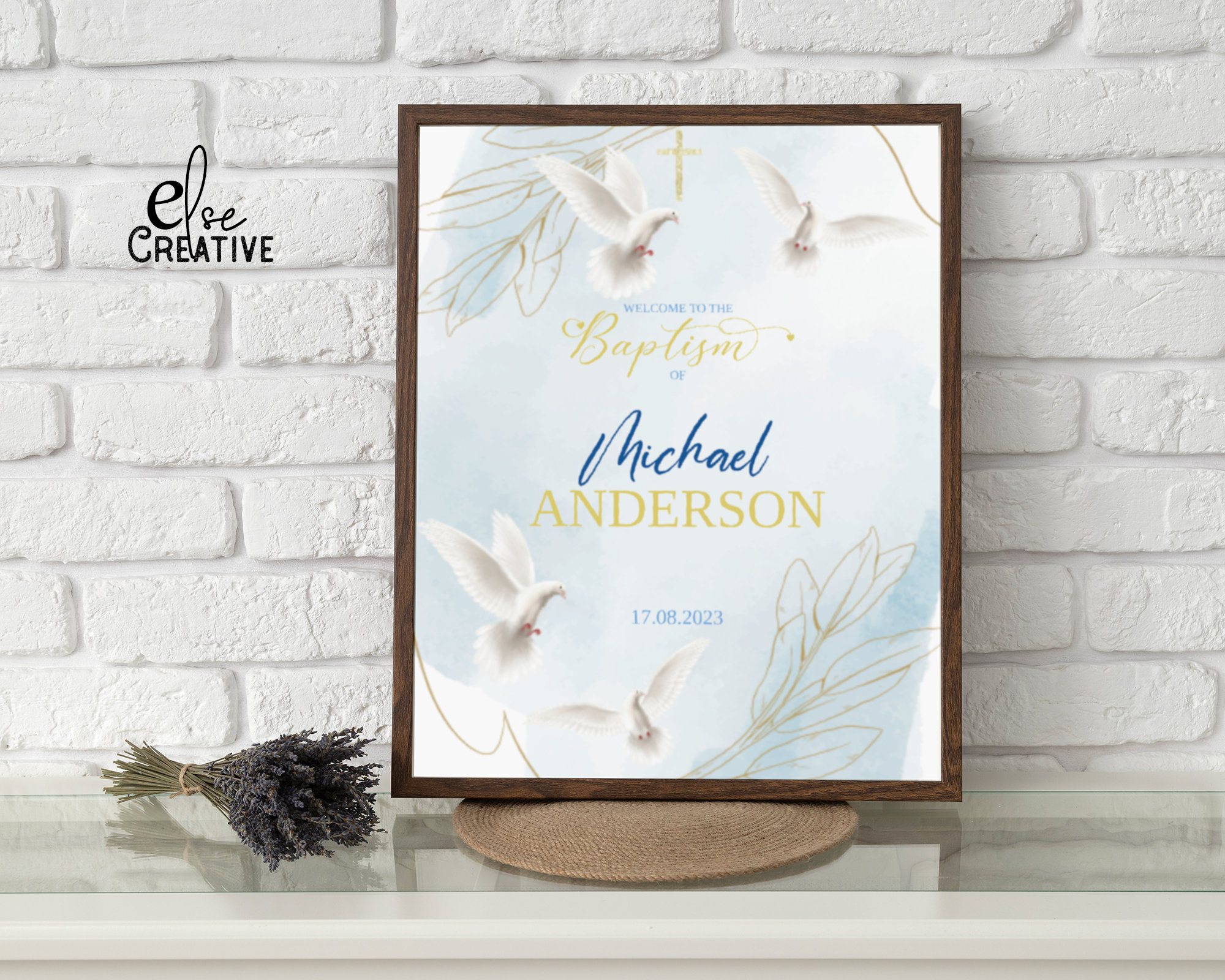 Printable Baptism Welcome Sign,christening Welcome Sign,baptism Cross ...