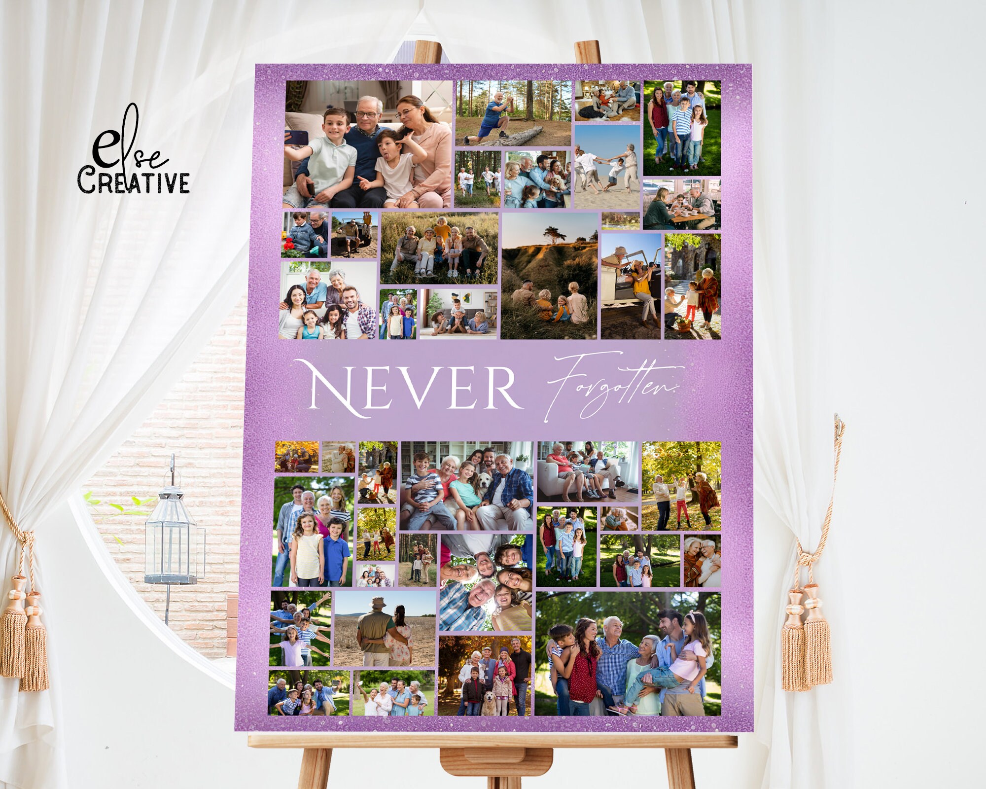 Funeral Photo Collage Templates,clivia Flowers Funeral Photo Collage ...