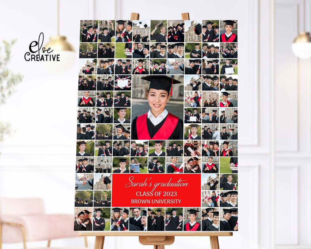 Graduation Photo Collage, Wedding, Funeral, Engagement, Birthday, Party ...