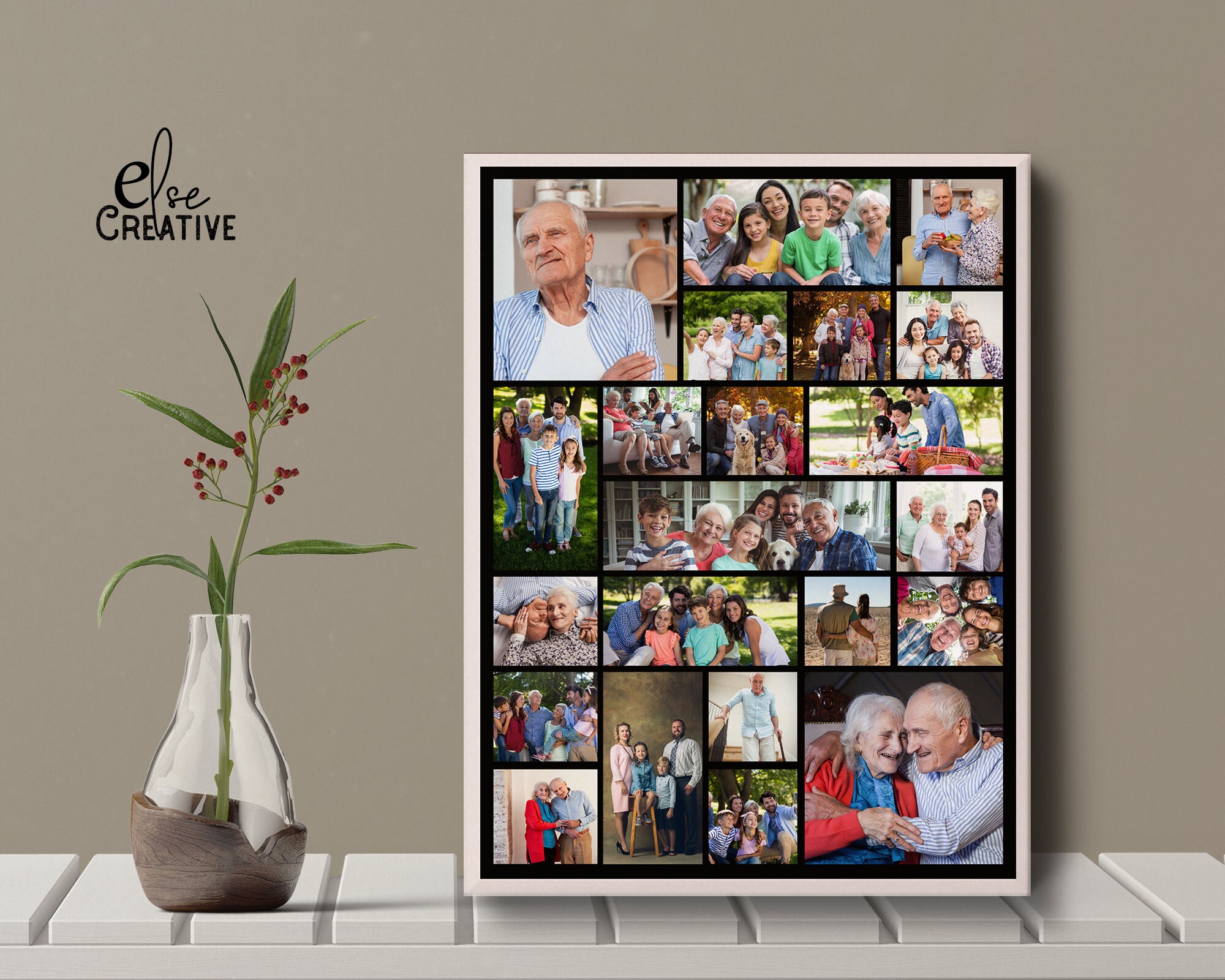 Celebration of Life Poster: Funeral Memorial Photo Collage (digital ...