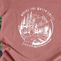 Sunset Mountains Graphic Tee, Nature Lover Tshirt, Mountain Sunset ...