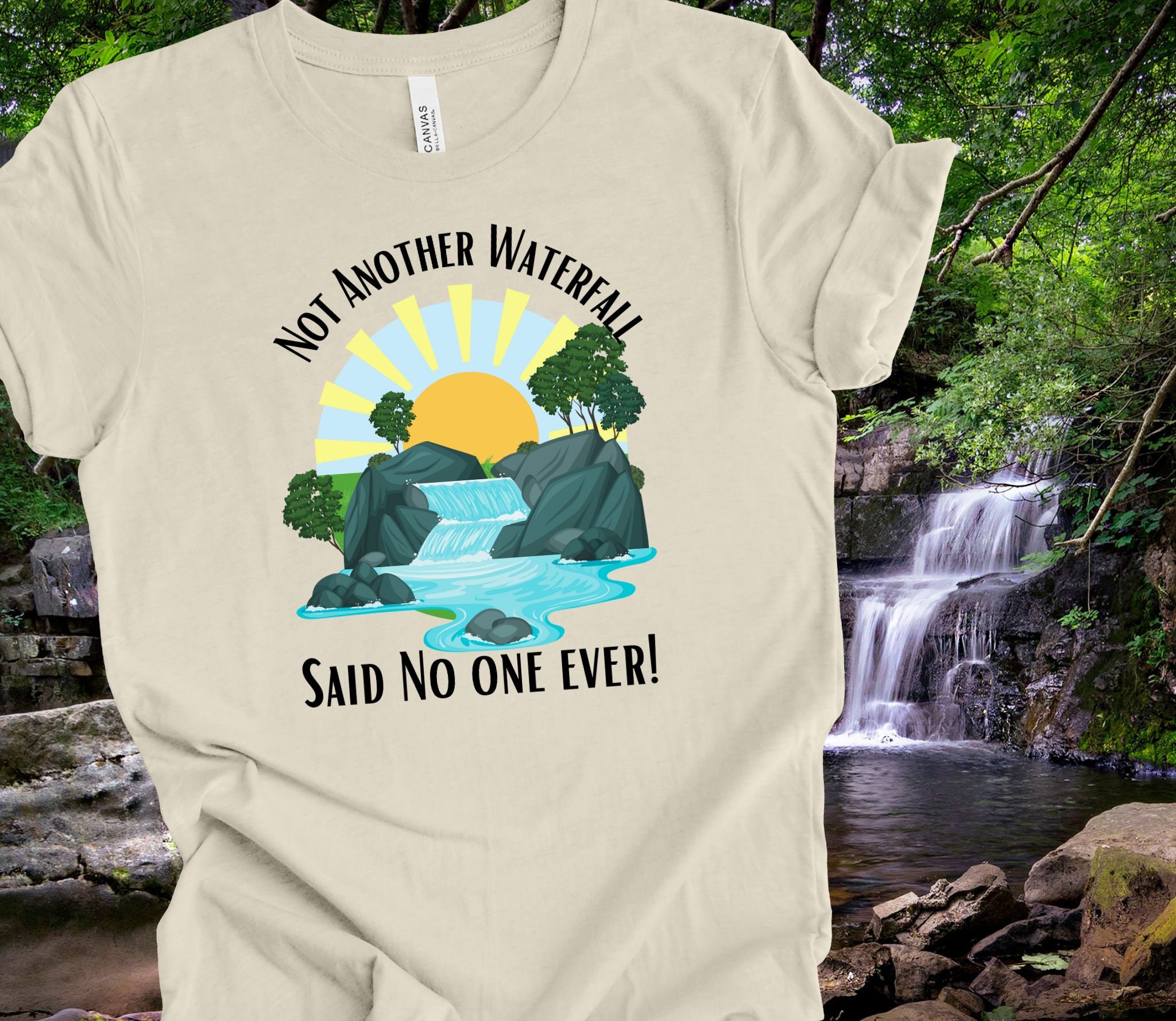 Not Another Waterfall T-shirt Men Waterfall Lover Shirt Women Outdoor ...