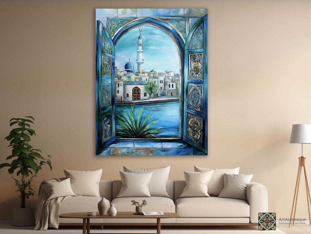 Arabesque Islamic Art Decoration Wall Art Design Stunning Mosque in the ...