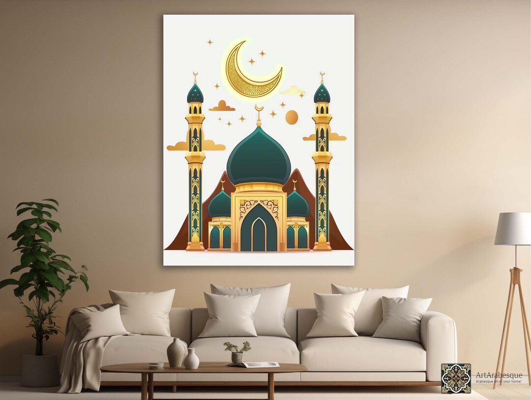 Arabesque Islamic Art Decoration Children's Room Wall Art Design Old ...