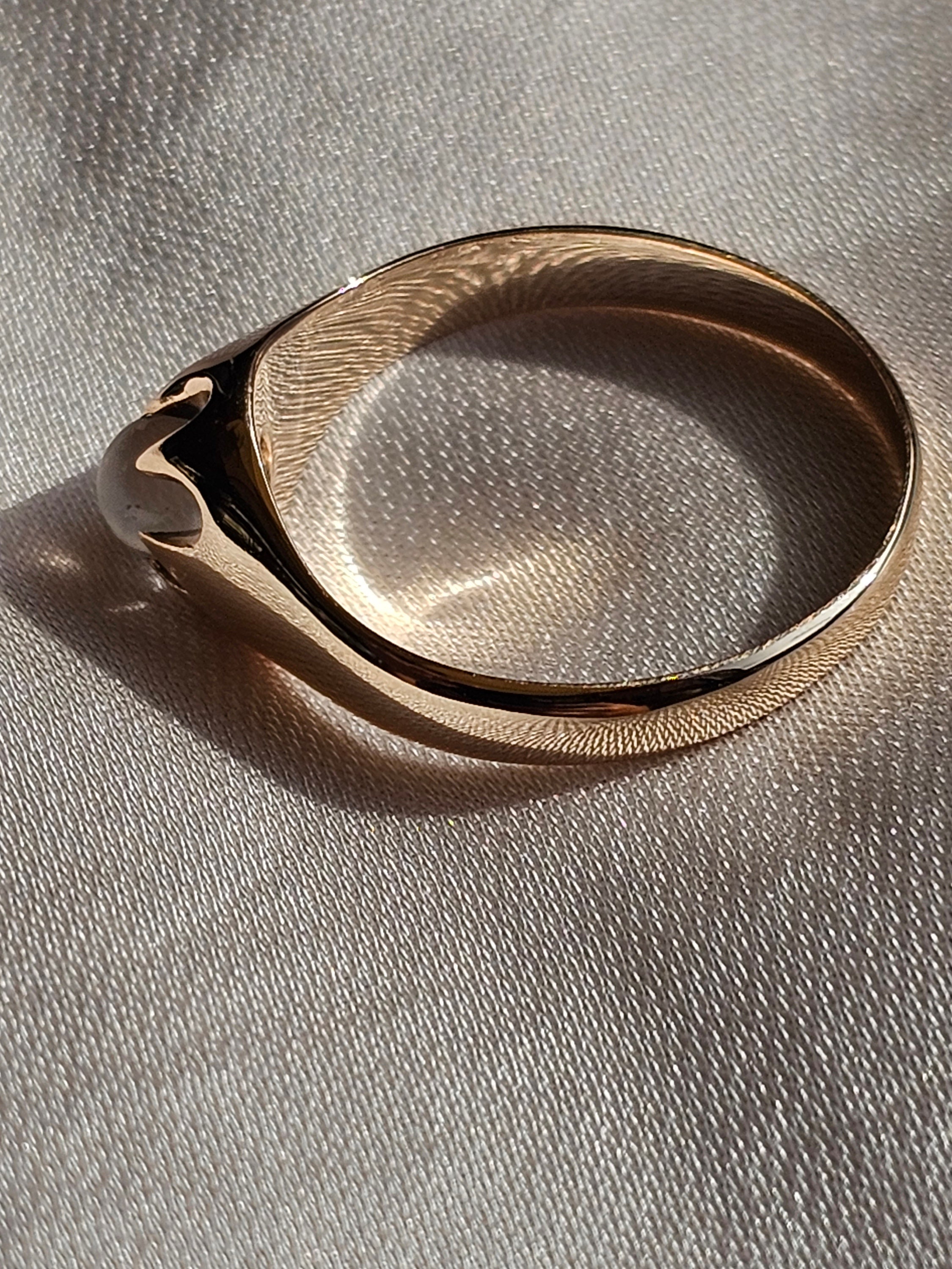 Antique 10 Karat Belcher Setting Moonstone Ring - Etsy