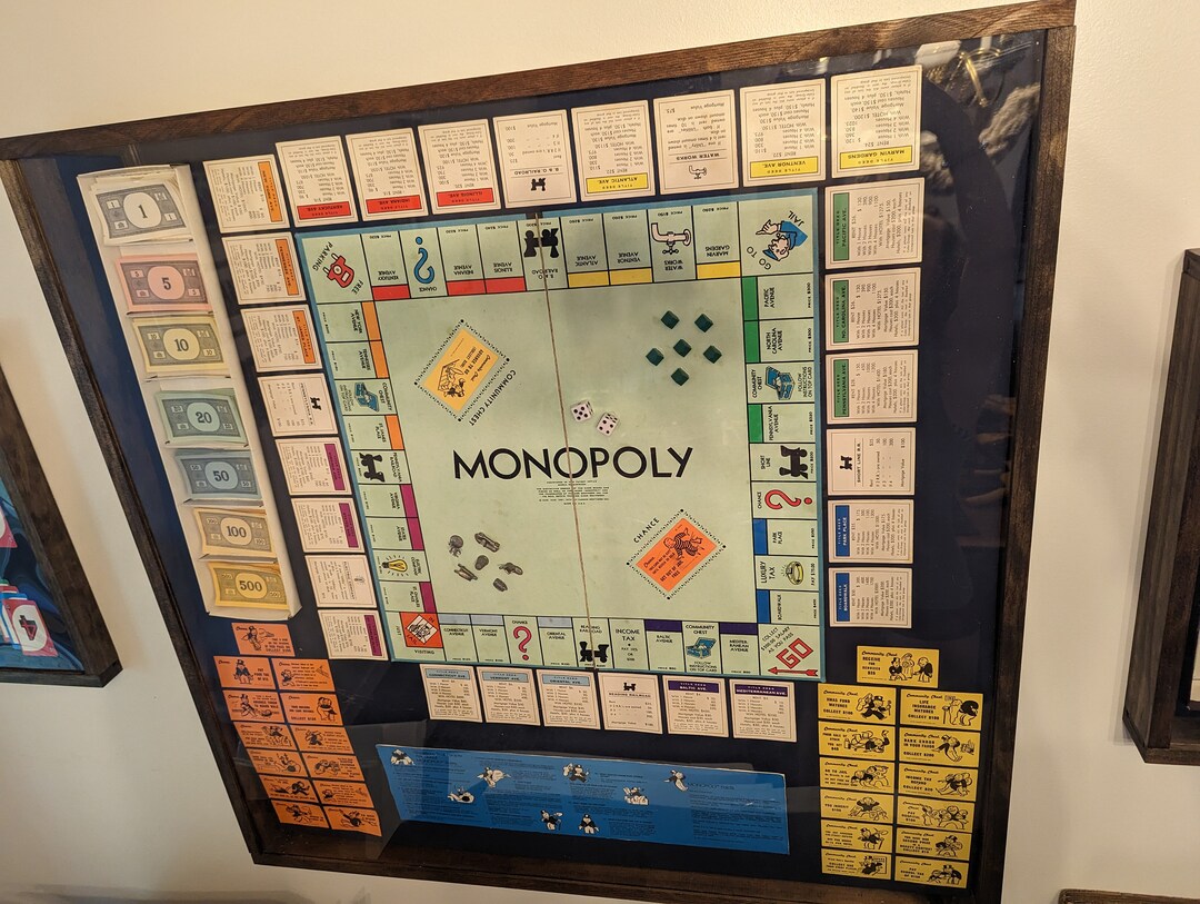 Custom Board Game Displays, Wall-mount, Using YOUR Game - Etsy