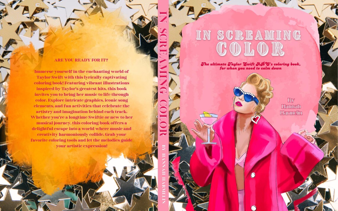 Taylor Swift Abc's Coloring Book screaming Color - Etsy