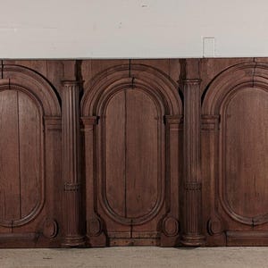 35 Linear Feet of Antique French Solid Oak Wood Boiserie/paneling ...