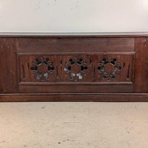 Gilded Oak Wood Gothic Revival Communion/altar Rail/railing/divider - Etsy