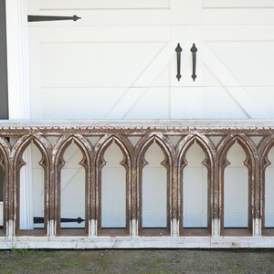 18 Feet of Rustic Gothic Wood Gothic Prayer/communion Rail/railing - Etsy