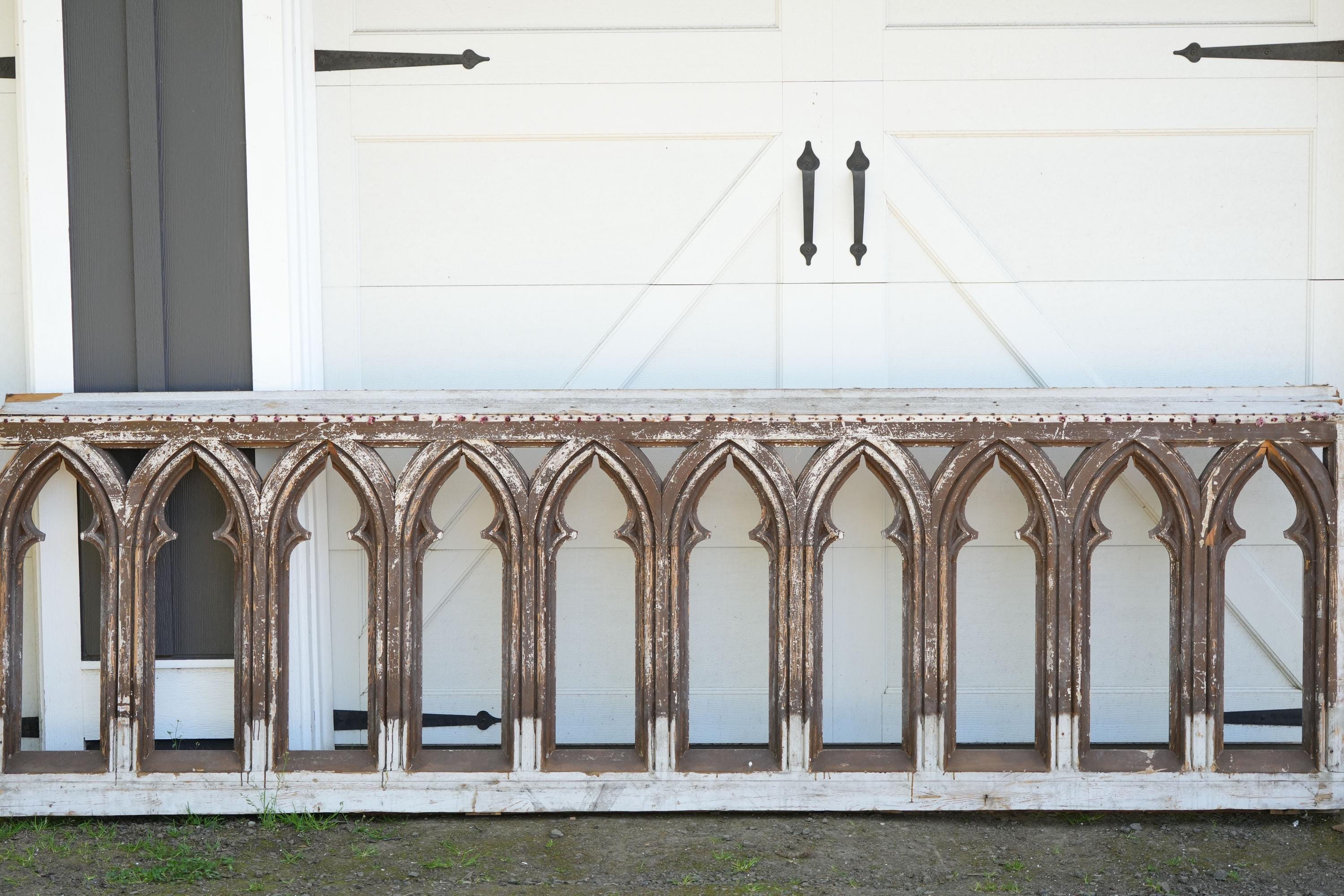 18 Feet of Rustic Gothic Wood Gothic Prayer/communion Rail/railing - Etsy
