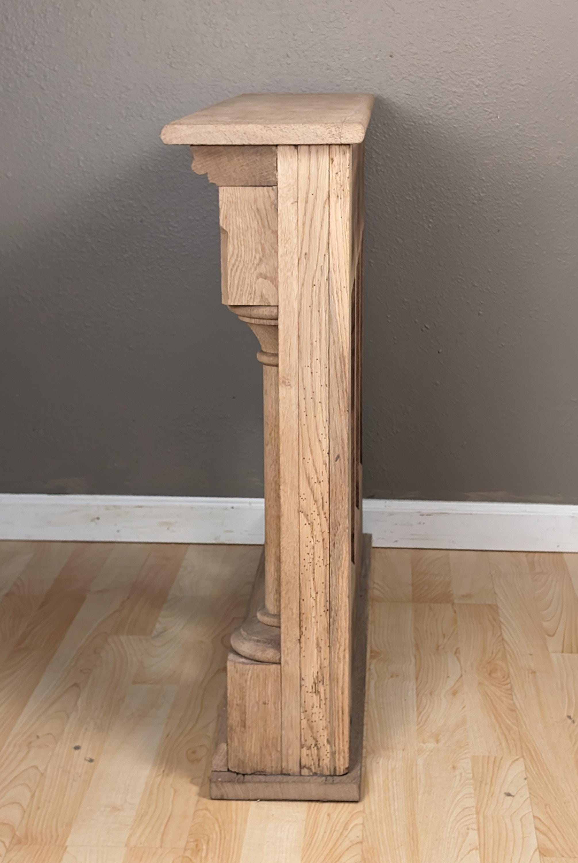 Unfinished Oak Wood Gothic Communion Altar Rail Railing Divider - Etsy
