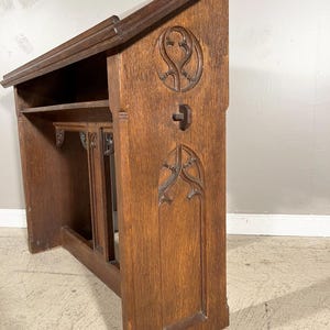 Gothic Antique Oak Wood Prayer/communion Rail/railing - Etsy