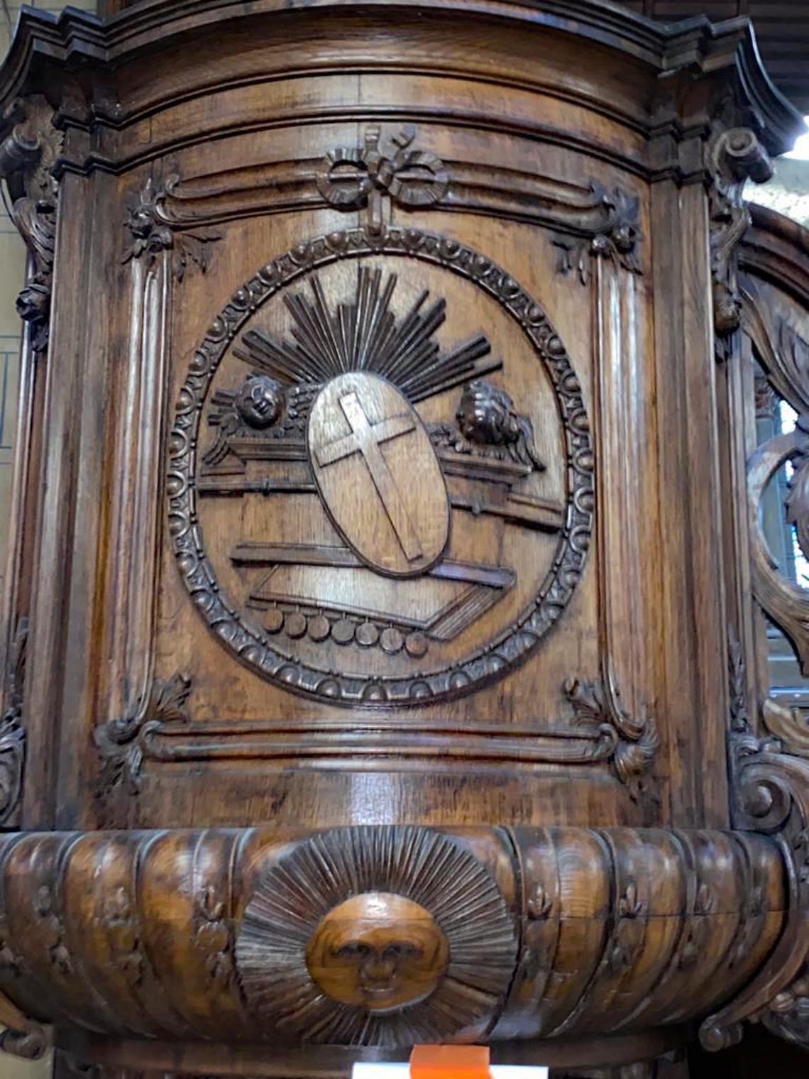 Impressive 1700's Antique Baroque Church Pulpit in Solid Oak - Etsy