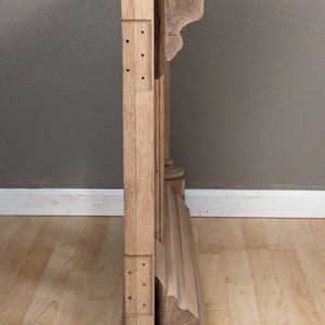 Unfinished Oak Wood Gothic Communion/altar Rail/railing/divider - Etsy