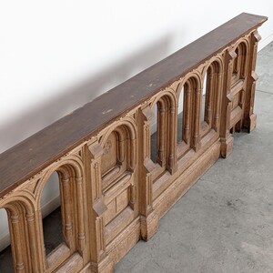 10' Each Pair Oak Wood Gothic Communion/altar Rails/railings Rail ...