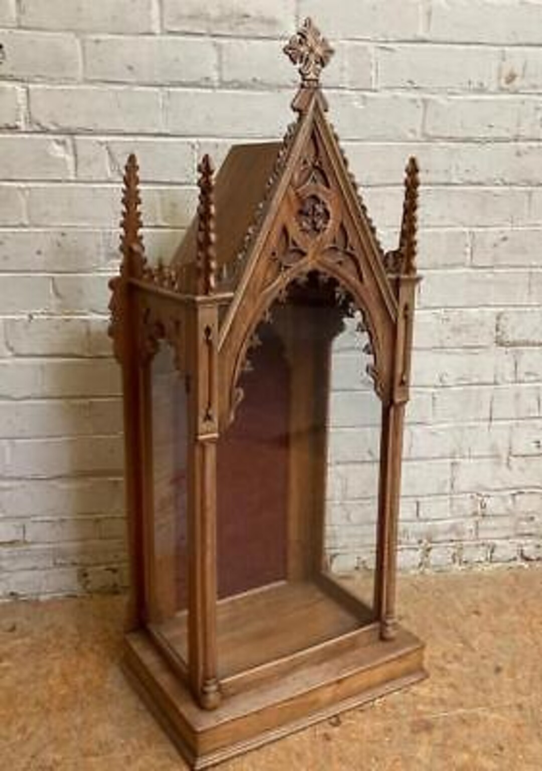 ARRIVES JAN 2025: 5' Tall Antique French Gothic Shrine/niche/display ...