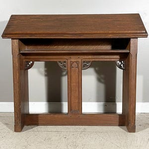 Gothic Antique Oak Wood Prayer/communion Rail/railing - Etsy