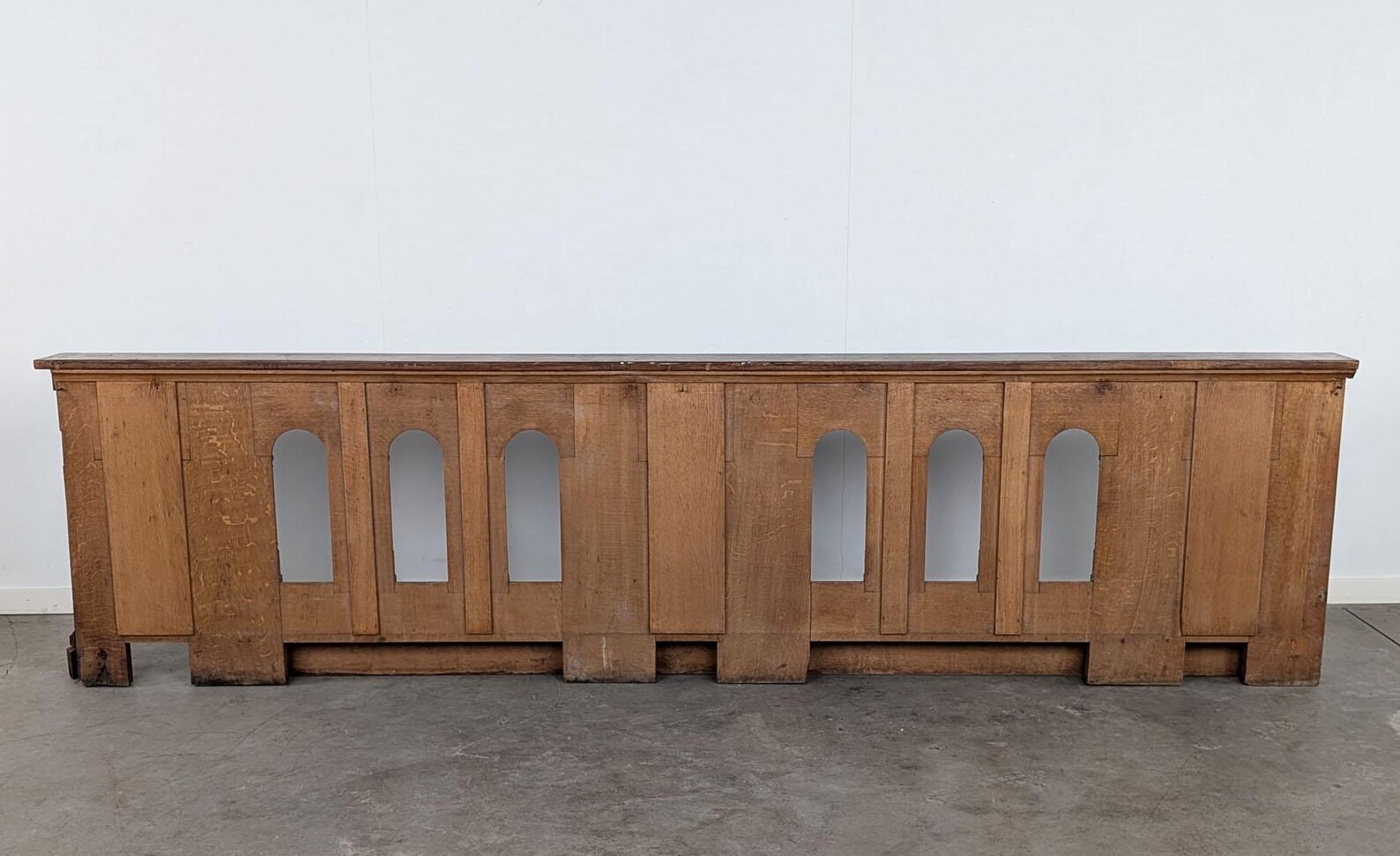 10' Each Pair Oak Wood Gothic Communion/altar Rails/railings Rail ...