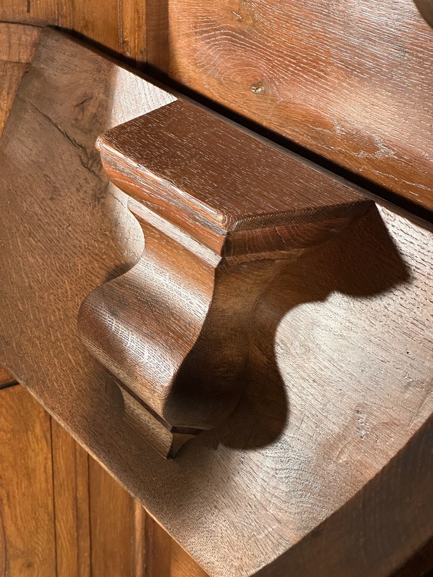 Antique French Louis Philippe Oak Wood Church Choir Bench/chair - Etsy