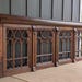 9.5' Antique Oak Wood Gothic Communion/altar Rail/railing/ Room Divider ...