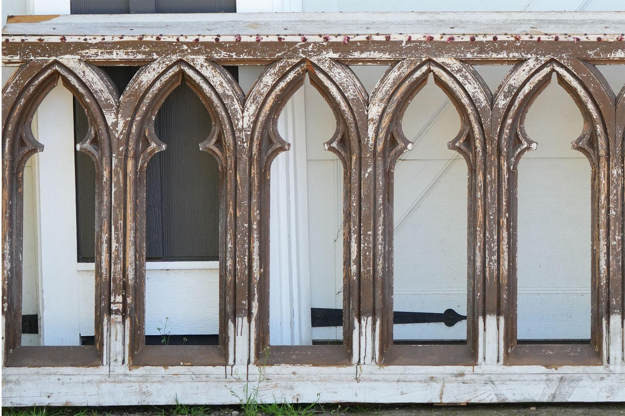 18 Feet of Rustic Gothic Wood Gothic Prayer/communion Rail/railing - Etsy