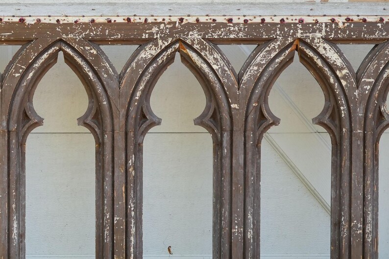 18 Feet of Rustic Gothic Wood Gothic Prayer/communion Rail/railing - Etsy