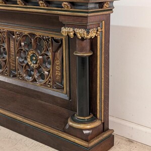 Gilded Oak Wood Gothic Revival Communion/altar Rail/railing/divider - Etsy