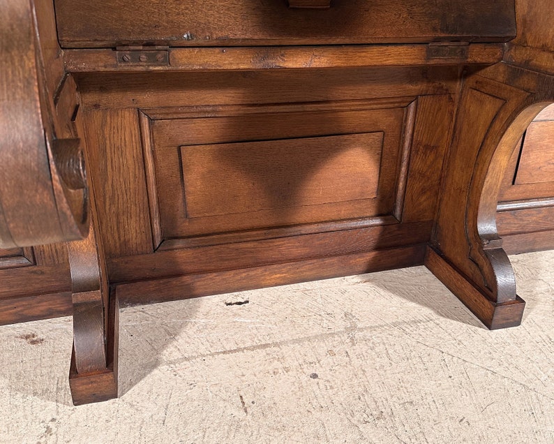 Antique French Louis Philippe Oak Wood Church Choir Bench/chair - Etsy