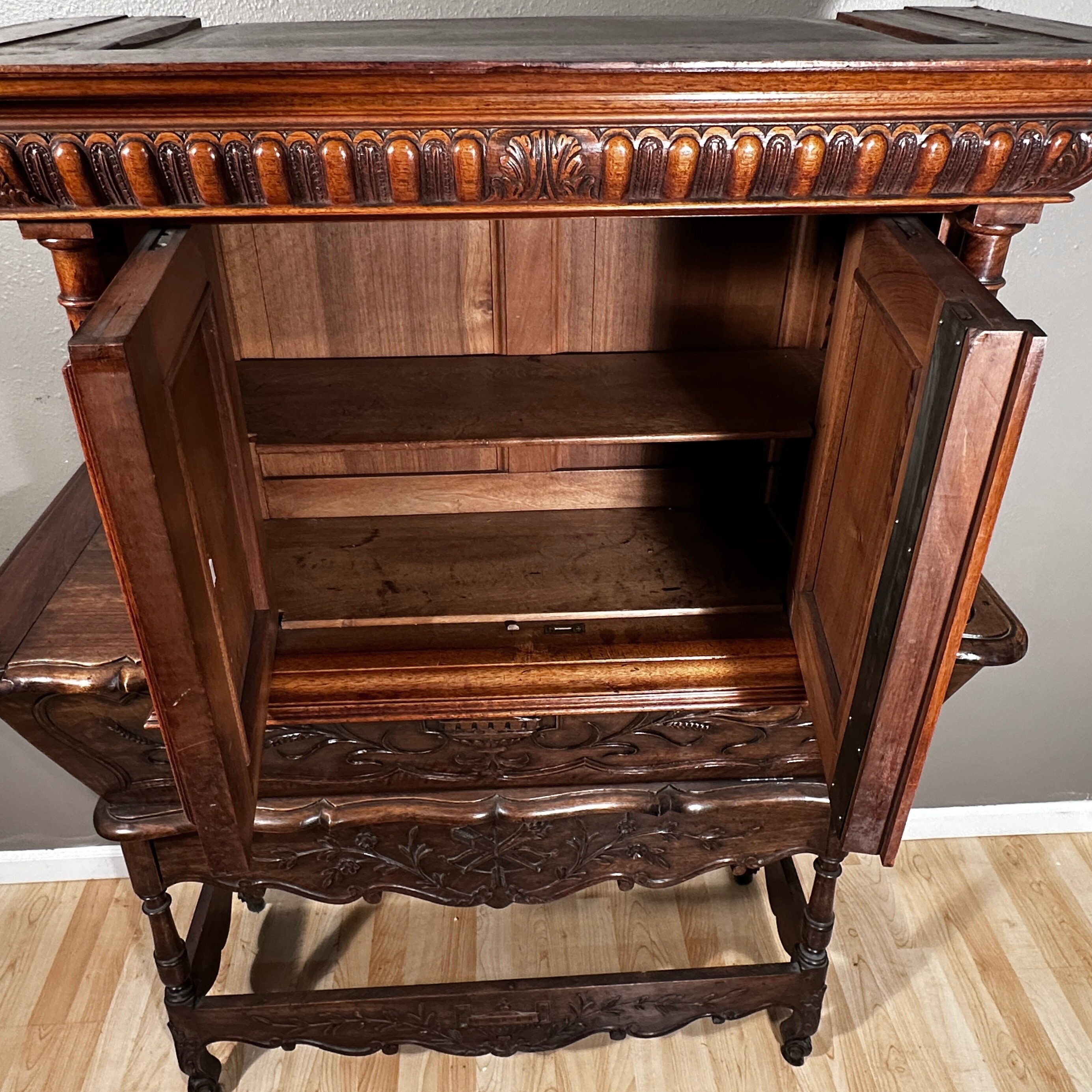 French Antique Walnut Wall/key Cabinet With Greek Mythical Figures - Etsy