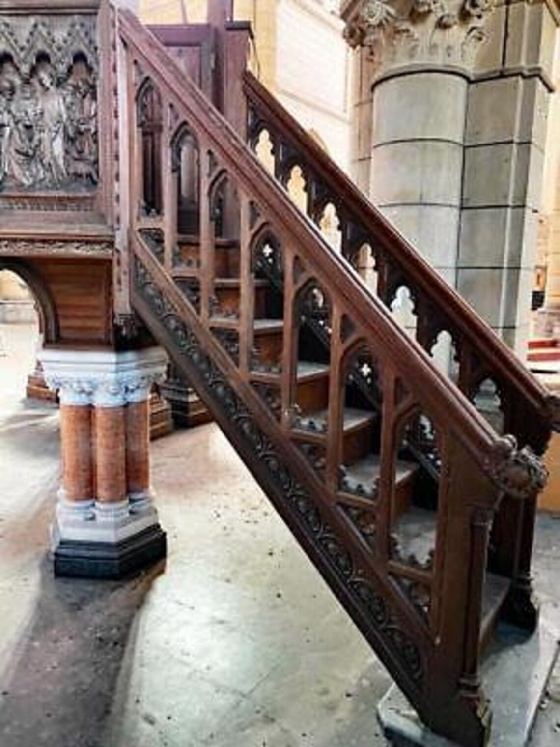 Magnificent Antique Gothic Church Pulpit in Solid Oak - Etsy