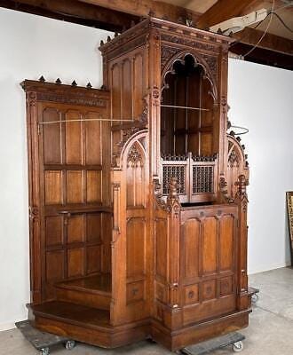 ARRIVES 2025: 3 AVAILABLE Antique Beautifully Carved Gothic ...