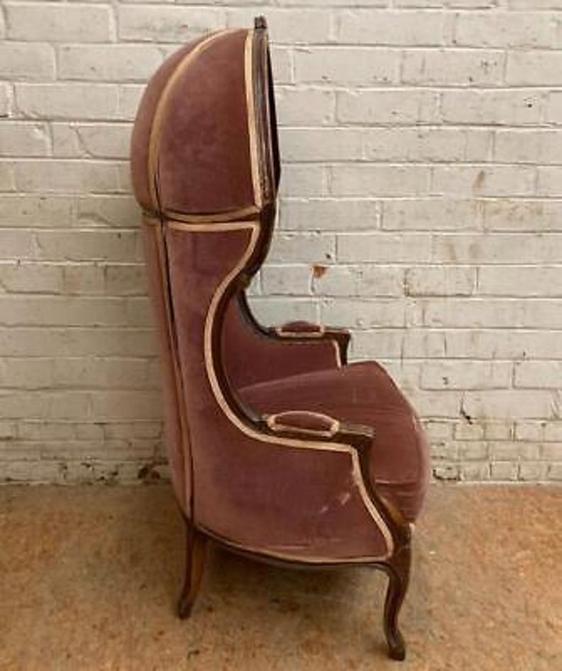 ARRIVES JANUARY 2025 French Antique Louis XV Style Upholstered Dome ...