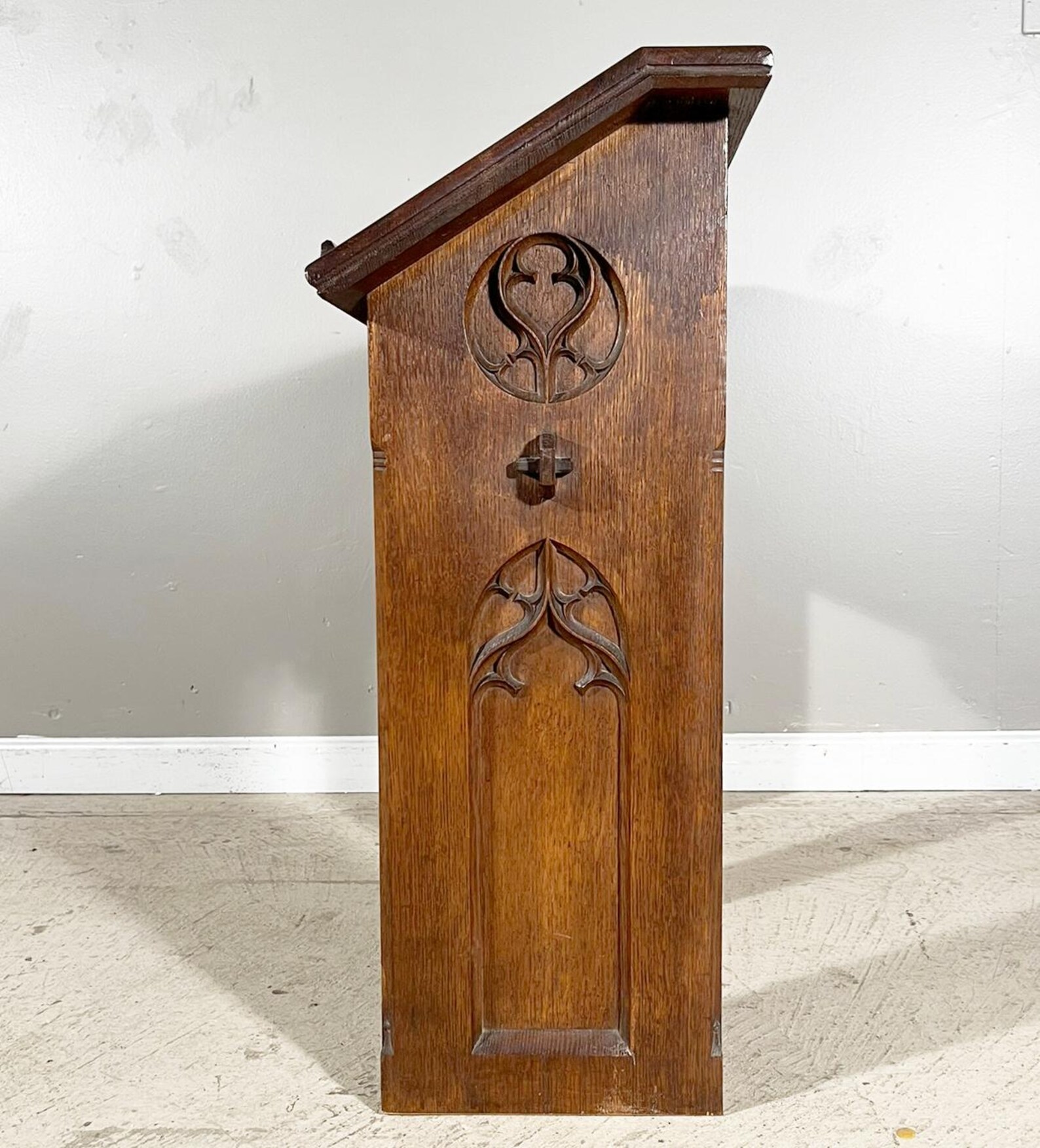 Gothic Antique Oak Wood Prayer/communion Rail/railing - Etsy