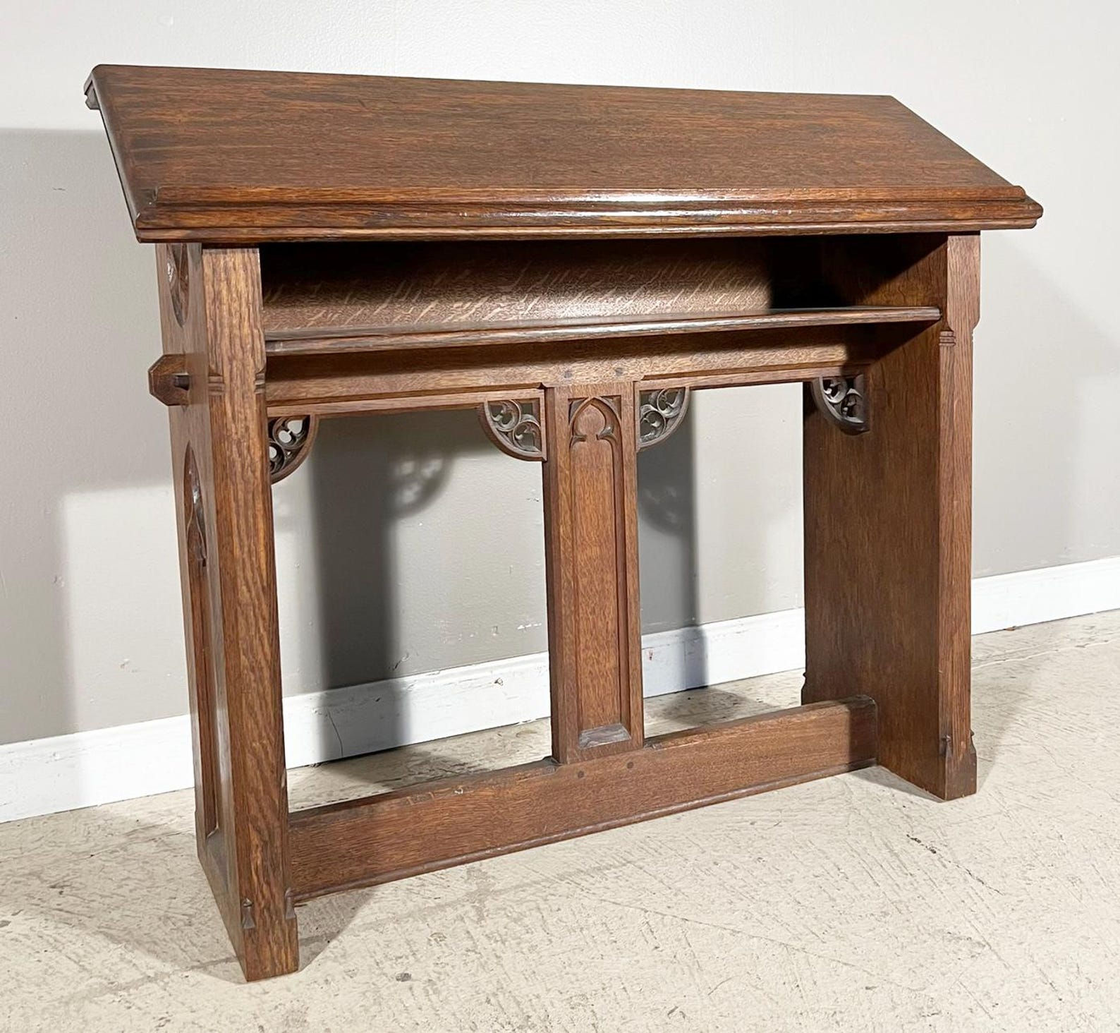 Gothic Antique Oak Wood Prayer/communion Rail/railing - Etsy